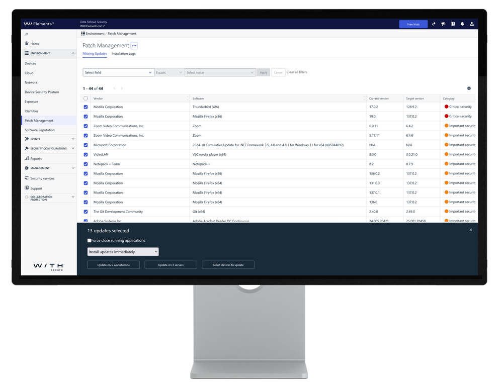 See WithSecure Elements Endpoint Security in Action! | WithSecure™